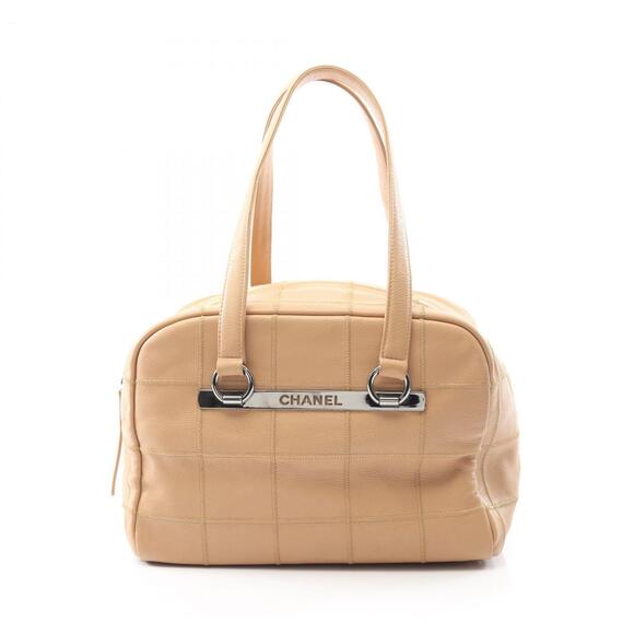 CHANEL | Bags | Chanel Cream Caviar Leather Bag | Poshmark